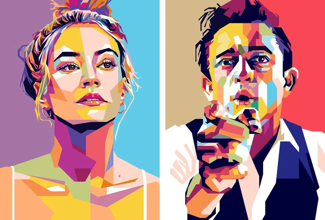 Custom Digital Portraits | Pop Art, Cartoon & Vector Styles